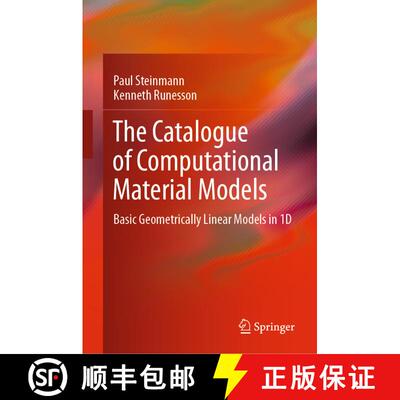 【3-4周达】精装 The Catalogue of Computational Material Models : Basic Geometrically Linear Models in 1D [9783030636838]