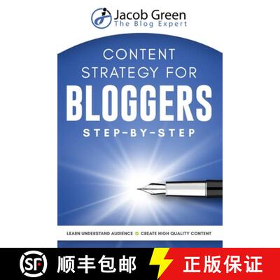 【3-4周达】Content Strategy For Bloggers Step-By-Step [9781952502354]