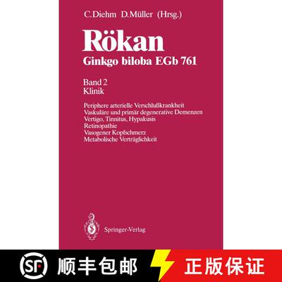 【3-4周达】Rökan Ginkgo biloba EGb 761: Band 2 Klinik Periphere arterielle Verschlußkrankheit Vasku... [9783540553465]
