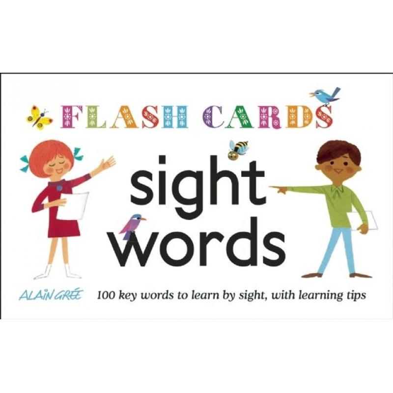 【4周达】Sight Words- Flash Cards: 100 Key Words to Learn by Sight, with ...