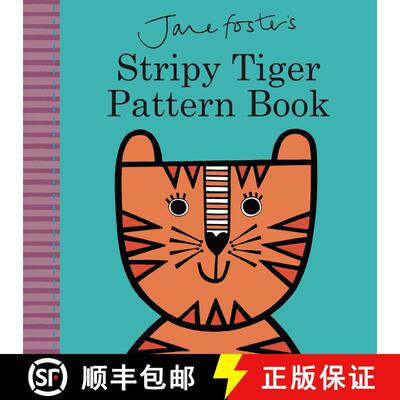 【3-4周达】Jane Foster's Stripy Tiger Pattern Book [9781499803310]