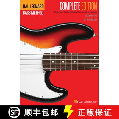 【3-4周达】Hal Leonard Electric Bass Method - Complete Edition: Contains Books 1, 2, and 3 Bound Toge... [9780793563821]