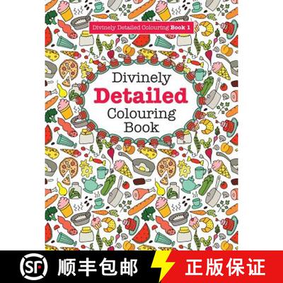 【3-4周达】Divinely Detailed Colouring Book 1 [9781785951046]