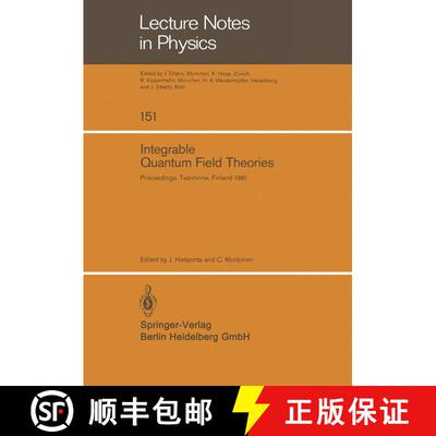 【3-4周达】Integrable Quantum Field Theories: Proceedings of the Symposium Held at Tvärminne, Finlan... [9783540111900]