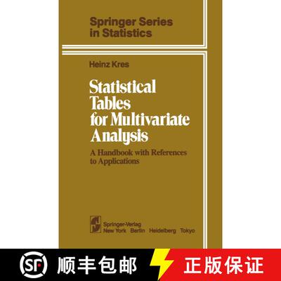 【3-4周达】Statistical Tables for Multivariate Analysis : A Handbook with References to Applications [9781461256113]