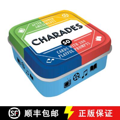 【3-4周达】After Dinner Amusements: Charades: 50 Cards with 200 Playful Prompts [9781452167466]