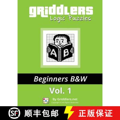 【3-4周达】Griddlers Logic Puzzles: Beginners: Nonograms, Griddlers, Picross [9789657679494]