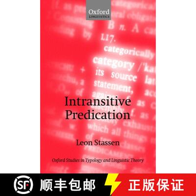 【3-4周达】Intransitive Predication [9780199258932]