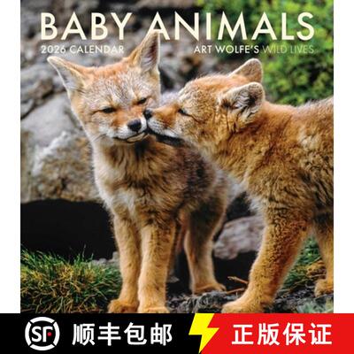 【3-4周达】2026 Baby Animals Wall Calendar: Art Wolfe's Wild Lives [9798887621562]