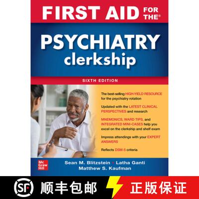 【3-4周达】First Aid for the Psychiatry Clerkship, Sixth Edition [9781264257843]