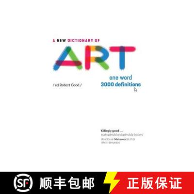 【3-4周达】精装 A New Dictionary of Art: One word - 3000 definitions [9781912384020]