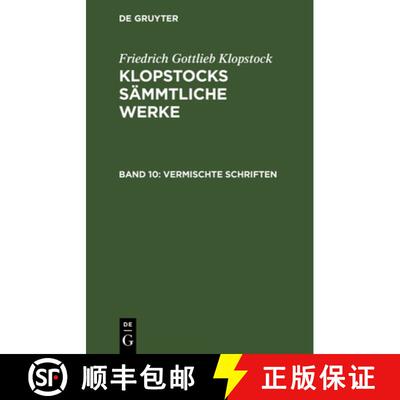 【3-4周达】精装 Vermischte Schriften [9783112516898]