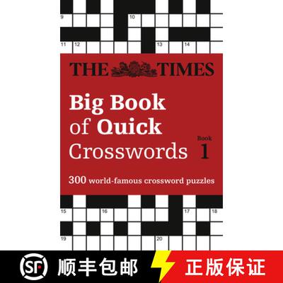 【3-4周达】The Times Big Book of Quick Crosswords Book 1: 300 World-Famous Crossword Puzzles [9780008195762]