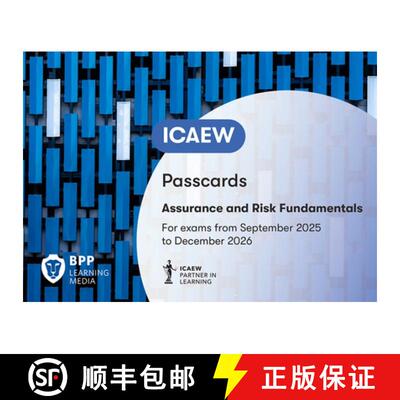 【3-4周达】ICAEW - Assurance and Risk Fundamental: Passcards [9781035530809]