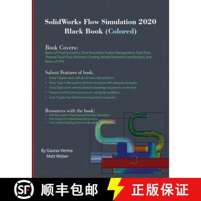 【3-4周达】SolidWorks Flow Simulation 2020 Black Book (Colored) [9781988722795]
