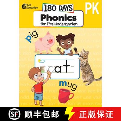 预订 180 Days(tm) Phonics for Prekindergarten: Practice, Assess, Diagnose [9781087662541]