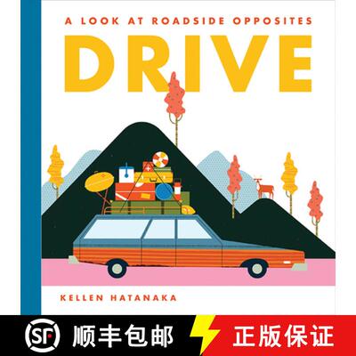 【3-4周达】精装 Drive : A Look at Roadside Opposites [9781554987313]