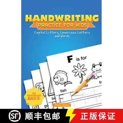 【3-4周达】Handwriting Practice for Kids: Capital & Lowercase Letter Tracing and Word Writing Practic... [9781951355418]
