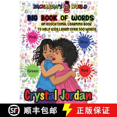 【3-4周达】Zachariah's World  Big Book Of Words : An Educational Learning Book to Help Kids Learn Ove... [9781959734086]