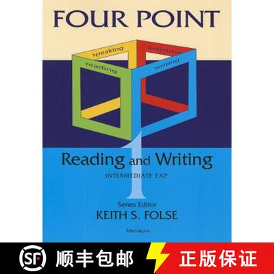 【3-4周达】Four Point Reading and Writing 1: Intermediate English for Academic Purposes [9780472033560]