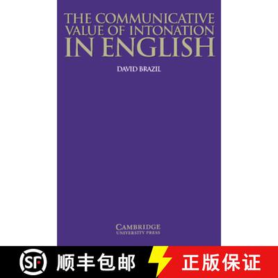 【3-4周达】The Communicative Value of Intonation in English Book [9780521584579]