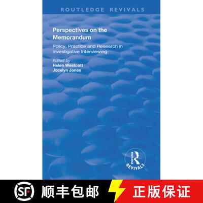 【3-4周达】PERSPECTIVES ON THE MEMORANDUM (199 [9781138332874]