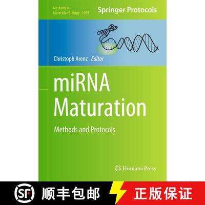 【3-4周达】精装 miRNA Maturation : Methods and Protocols [9781627037020]