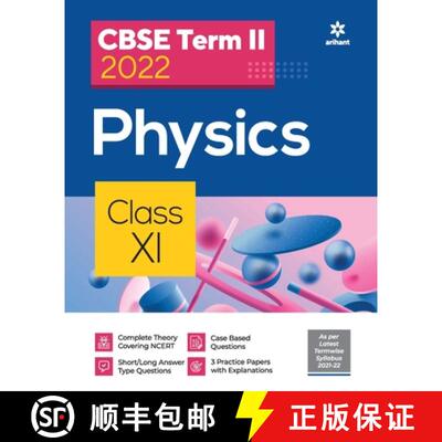 【3-4周达】Arihant Cbse Physics Term 2 Class 11 for 2022 Exam (Cover Theory and MCQS) [9789325796713]