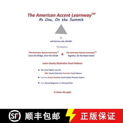 【3-4周达】The American Accent Learnway  As One, On the Summit [9798985085563]