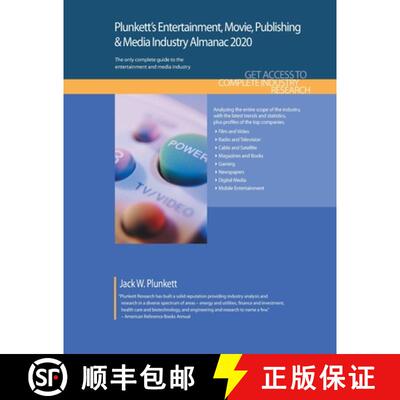 预订 Plunkett's Entertainment, Movie, Publishing & Media Industry Almanac 2020: Entertainment, Movie,... [9781628315196]