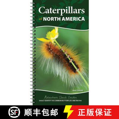 【3-4周达】Caterpillars of North America : Easily Identify 90 Common Butterflies and Moths [9781647554453]