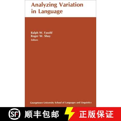 【3-4周达】Analyzing Variation in Language: Papers from the Second Colloquium on New Ways of Analyzin... [9780878402076]