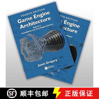 【3-4周达】游戏引擎架构2卷集 Game Engine Architecture: Two Volume Set [9781041162599]