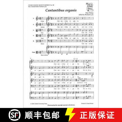 【3-4周达】Cantantibus organis: Vocal score (Vocal score) [9780193953772]