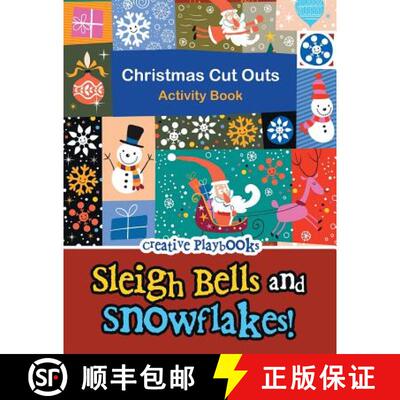 【3-4周达】Sleigh Bells and Snowflakes! Christmas Cut Outs Activity Book [9781683234258]