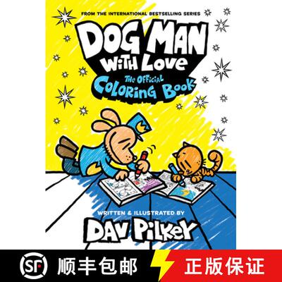 【3-4周达】Dog Man with Love: The Official Coloring Book [9781339027272]