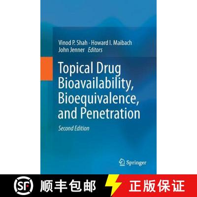 【3-4周达】Topical Drug Bioavailability, Bioequivalence, and Penetration (Second Edition 2014) [9781493938568]