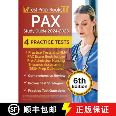 【3-4周达】PAX Study Guide 2024-2025: 4 Practice Tests and NLN PAX Exam Book for the Pre-Admission Nu... [9781637758625]