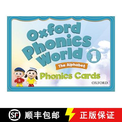 【3-4周达】Oxford Phonics World 1: Phonics Cards [9780194596336]