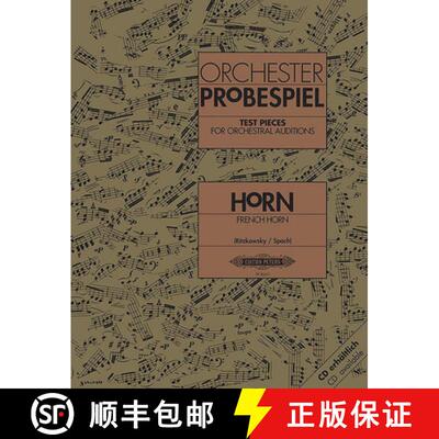 【3-4周达】Test Pieces for Orchestral Auditions -- French Horn: Audition Excerpts from the Concert an... [9790014069919]