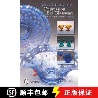【3-4周达】Colors and Patterns of Depression Era Glassware [9780764341175]