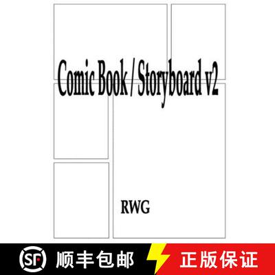 【3-4周达】Comic Book / Storyboard v2: 100 Pages 8.5 X 11 [9781087808246]