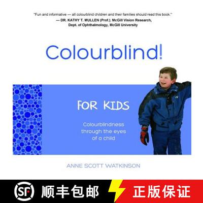 【3-4周达】Colourblind! For Kids: Colourblindness through the eyes of a child [9780993920202]