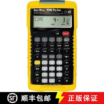 【3-4周达】4090 Sheet Metal / HVAC Pro Calc Calculator [With Book(s)] [9780831136703]