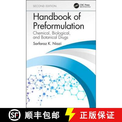 【3-4周达】Handbook of Preformulation: Chemical, Biological, and Botanical Drugs, Second Edition [9781138297555]