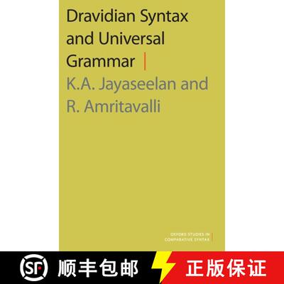 【3-4周达】精装 Dravidian Syntax and Universal Grammar [9780190630225]