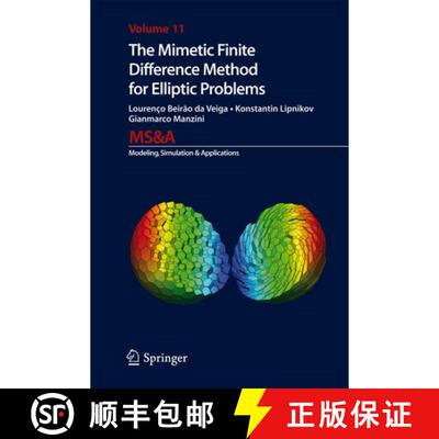 【3-4周达】精装 The Mimetic Finite Difference Method for Elliptic Problems [9783319026626]