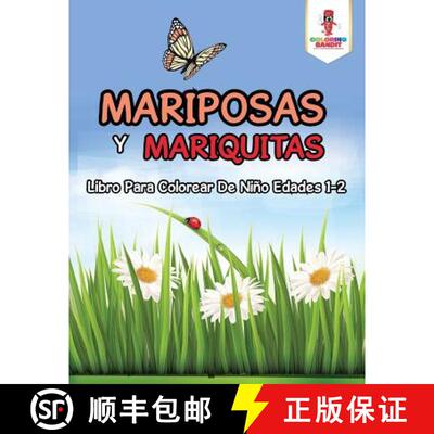 【3-4周达】Mariposas Y Mariquitas: Libro Para Colorear De Niño Edades 1-2 [9780228213130]