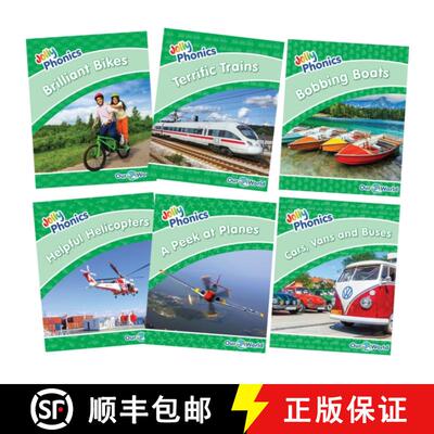 【3-4周达】Jolly Phonics Readers Level 3, Our World, Complete Set: In Precursive Letters (British Eng... [9781844149544]