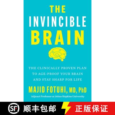 【3-4周达】精装 The Invincible Brain: The Clinically Proven Plan to Age-Proof Your Brain and Stay Sha... [9780063435711]